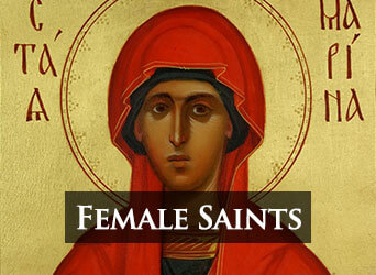 Hand-Painted Orthodox Icons of Female Saints - BlessedMart