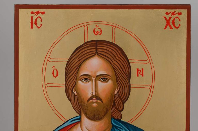 Jesus Christ Open Book Large Orthodox Icon - BlessedMart