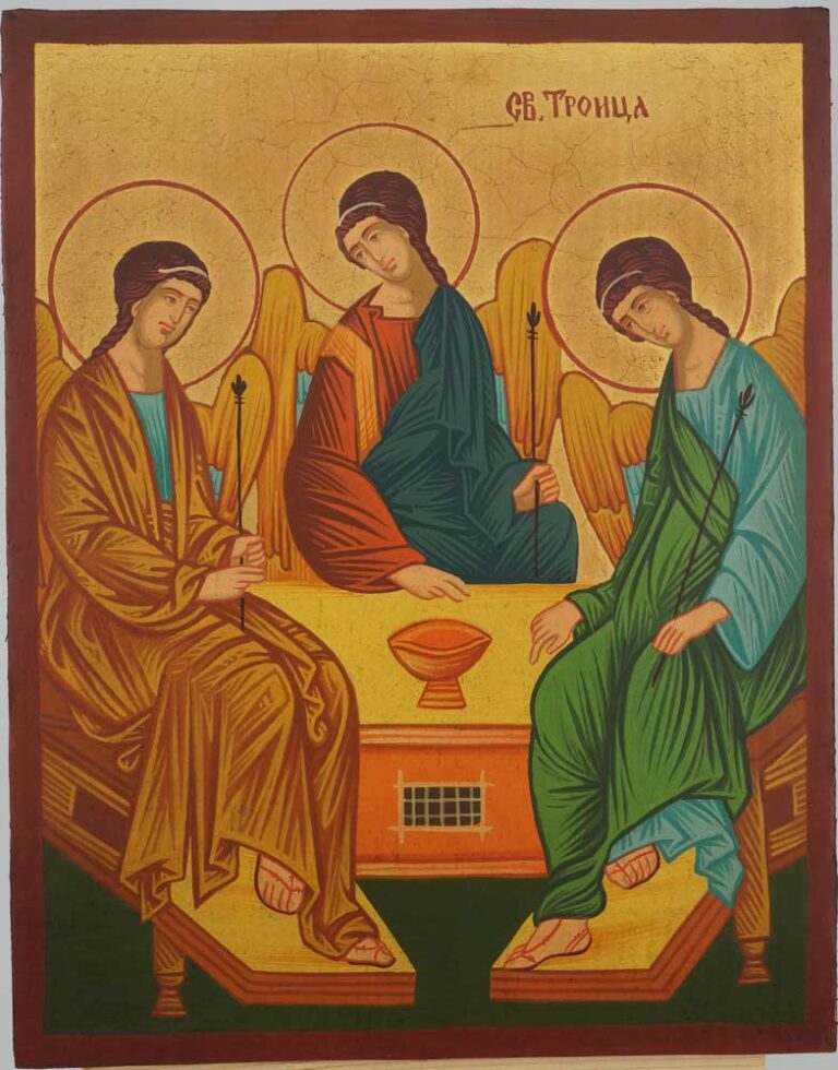 Holy Trinity - Andrei Rublev Orthodox Icon - BlessedMart