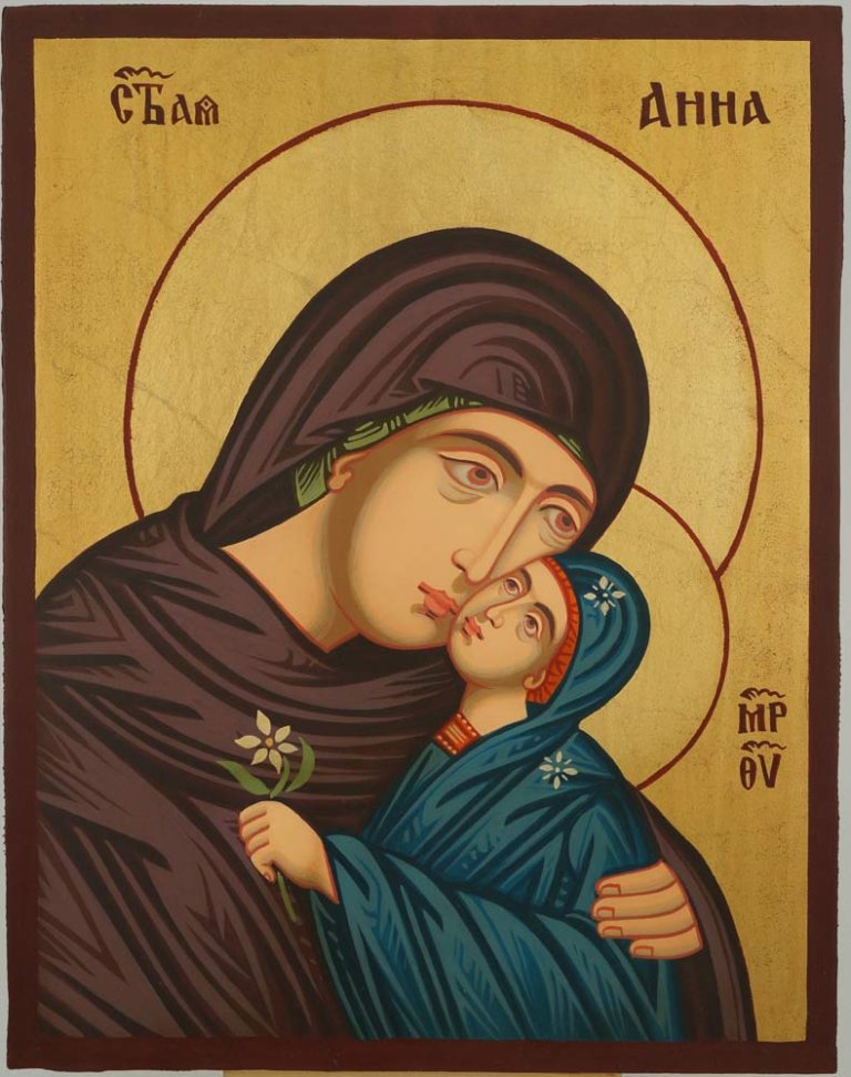Saint Anna Orthodox Icon - BlessedMart