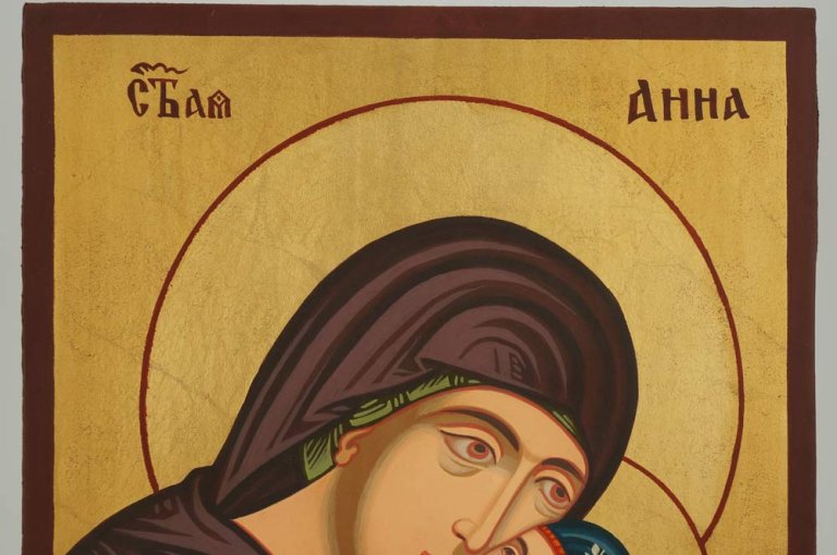 Saint Anna Orthodox Icon - BlessedMart