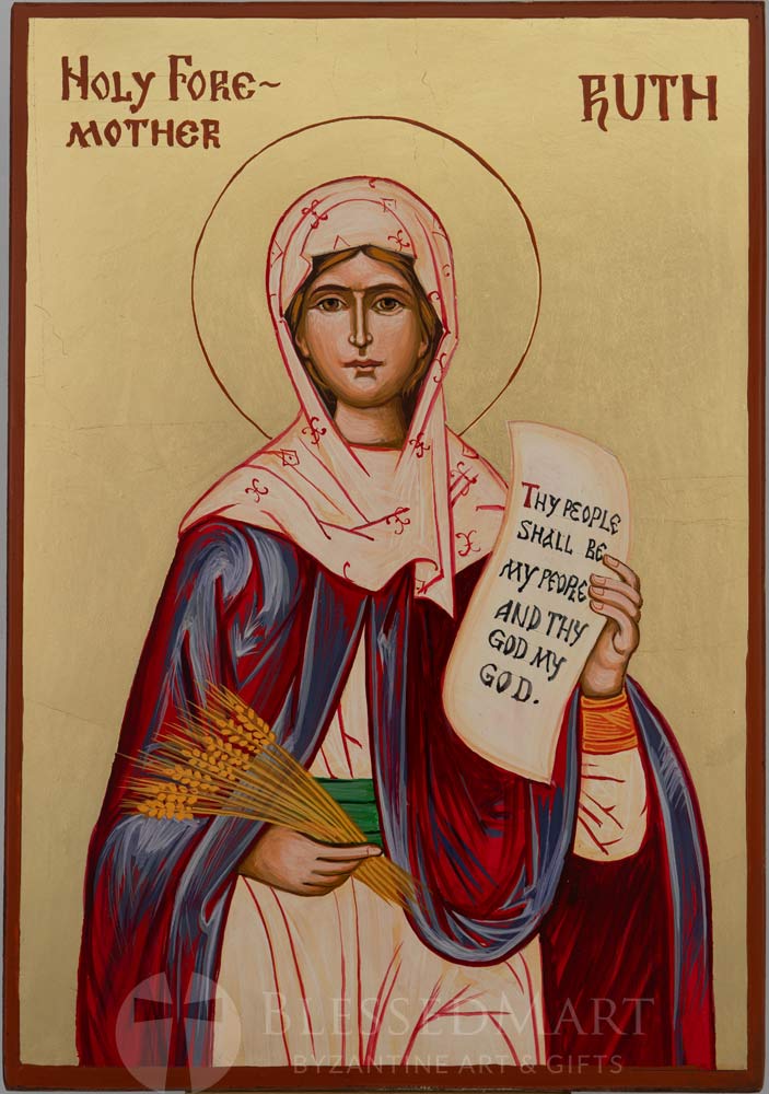 Holy Foremother Ruth Orthodox Icon - BlessedMart