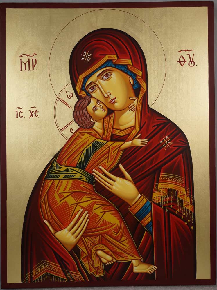 Vladimir Mother of God Large Orthodox Icon - BlessedMart