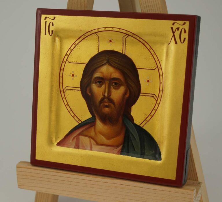 Christ Pantocrator Miniature Orthodox Icon - BlessedMart