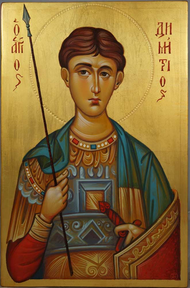 St Demetrios of Thessaloniki Orthodox Icon - BlessedMart