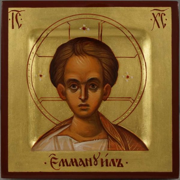 Christ "Emmanuel" (miniature) Orthodox Icon - BlessedMart
