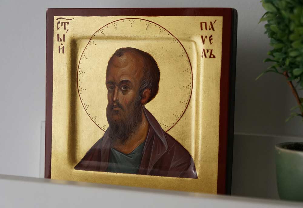 St Paul the Apostle (miniature) Orthodox Icon - BlessedMart