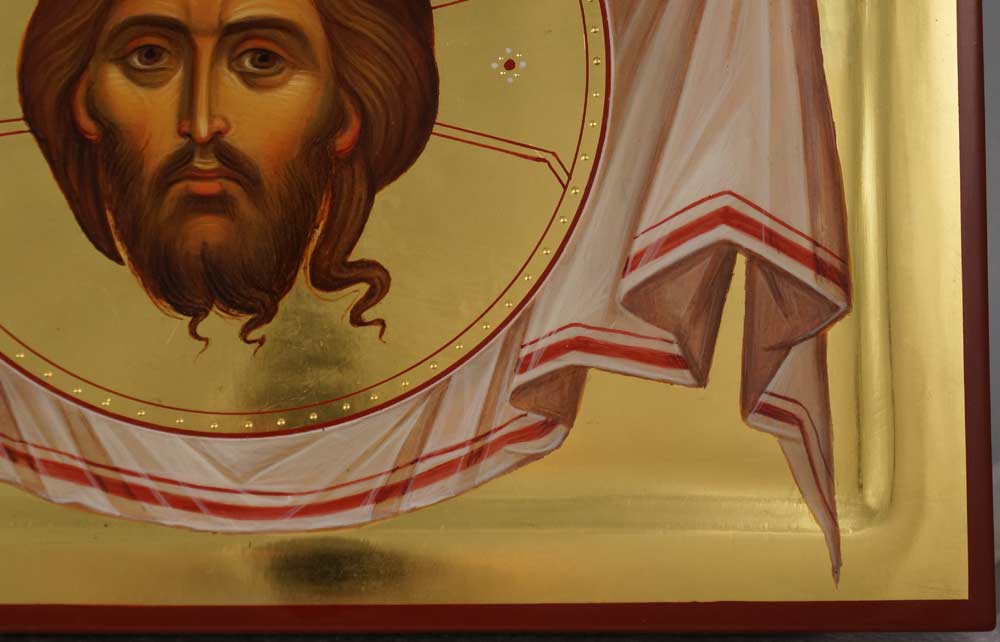 The Holy Face – Mandylion (polished gold) Orthodox Icon - BlessedMart