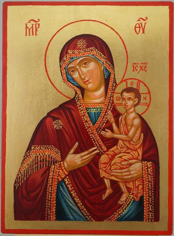 Theotokos Nurturer of Children Orthodox Icon - BlessedMart