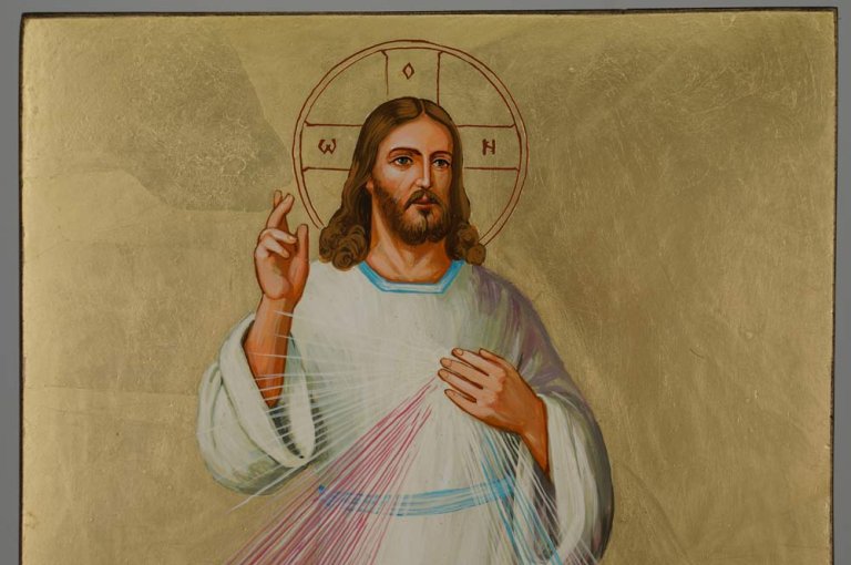 Christ Divine Mercy Large Icon Orthodox Icon - BlessedMart