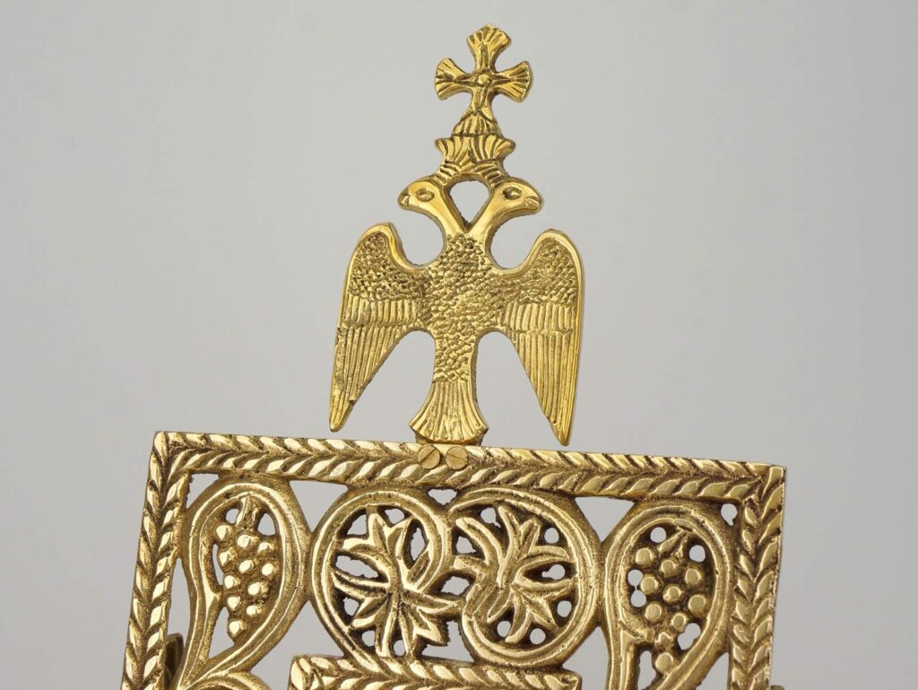 Deluxe Brass Byzantine Display Stand - BlessedMart