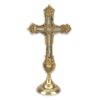 Small Brass Standing Cross - Brass Standing Crosses - BlessedMart