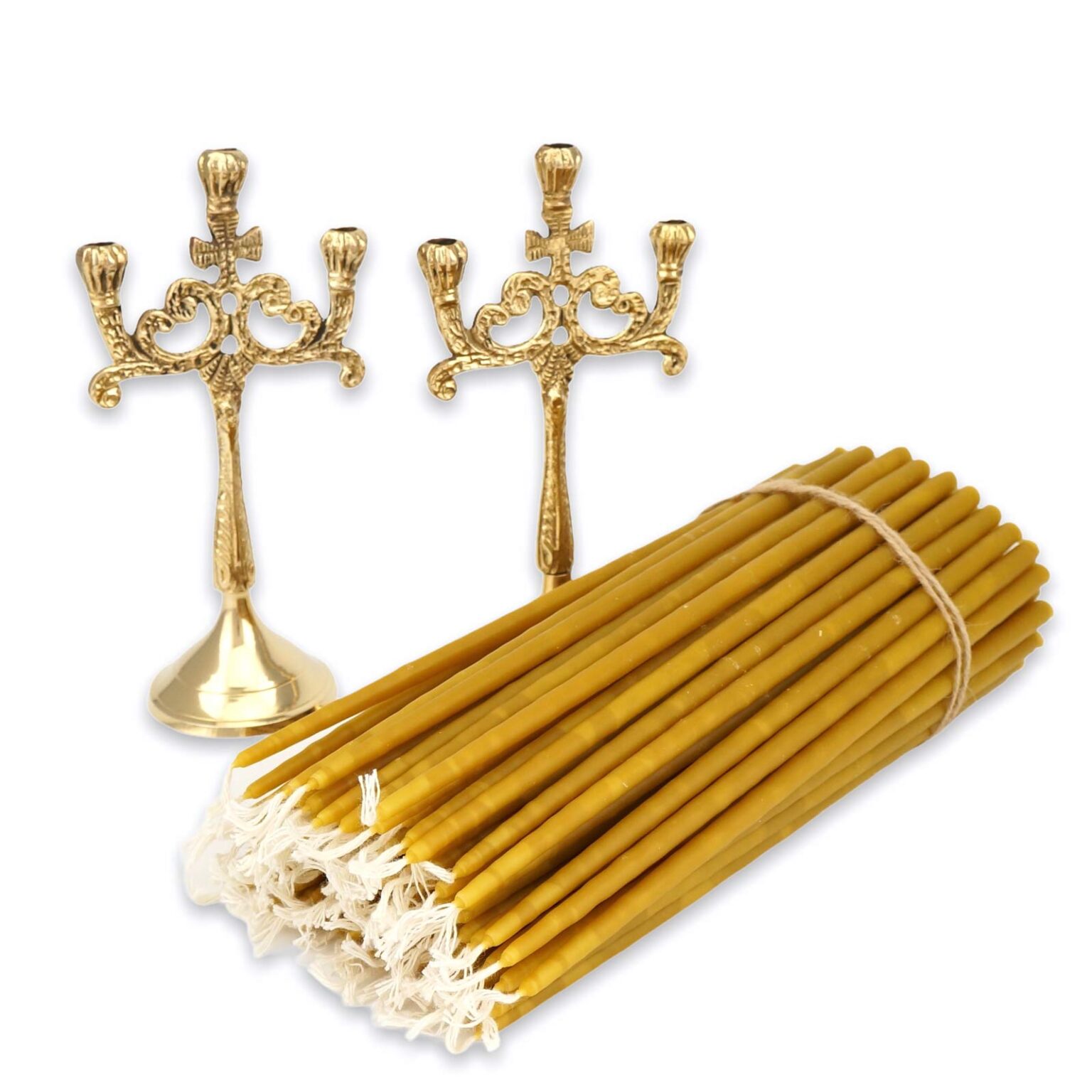 Pure Beeswax Orthodox Candles - BlessedMart