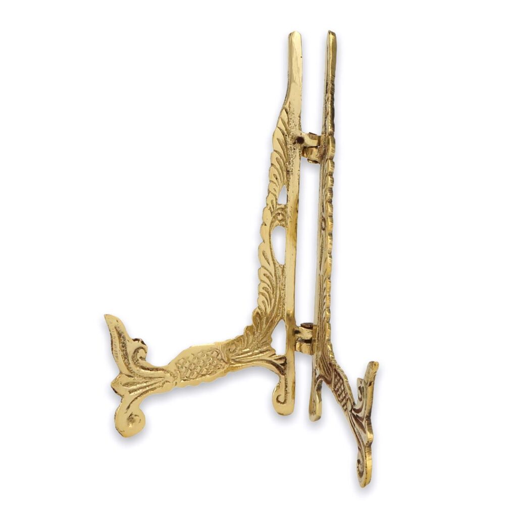 Decorated Brass Icon Stand - BlessedMart