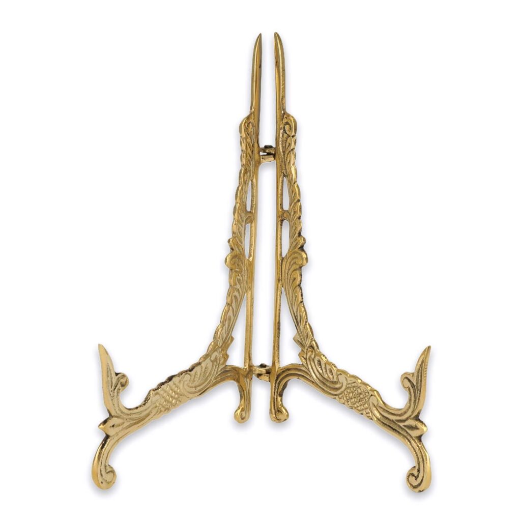 Decorated Brass Icon Stand - BlessedMart