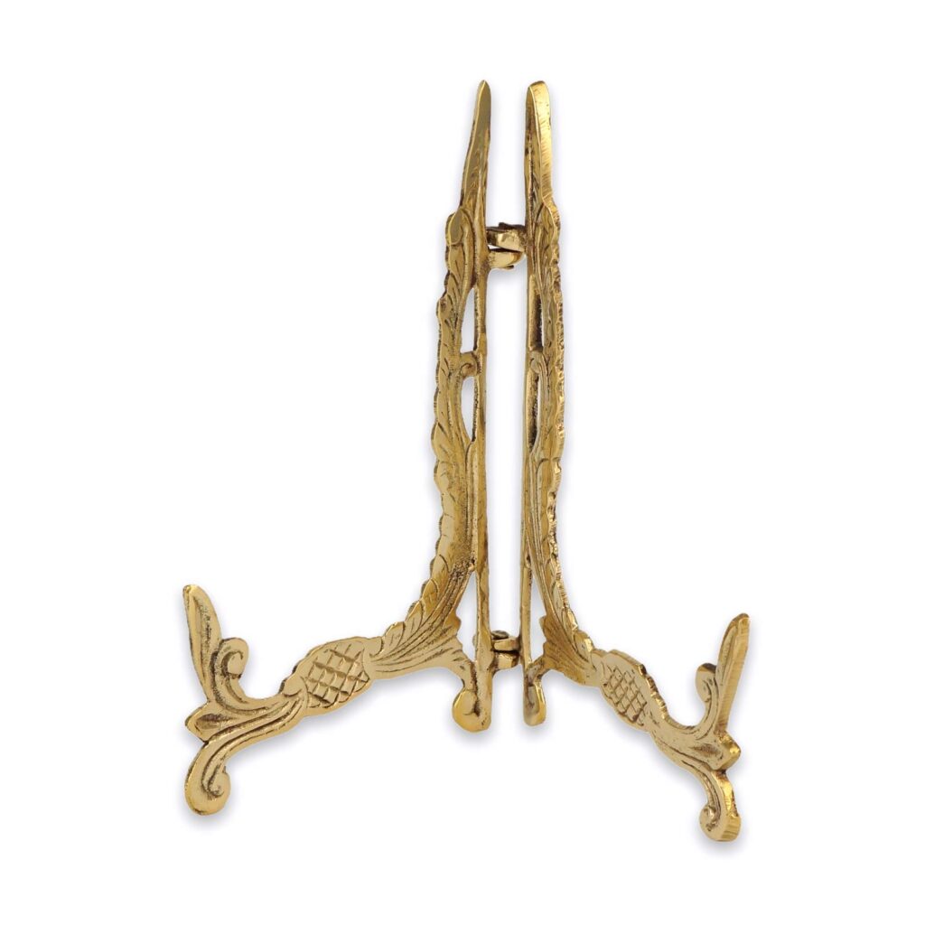 Decorated Brass Icon Stand - BlessedMart