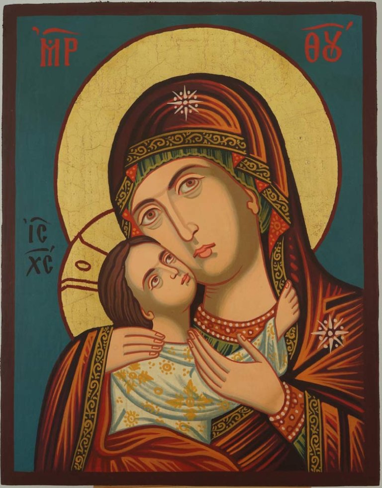 Virgin Mary Icons - Hand-Painted Orthodox Icons - BlessedMart