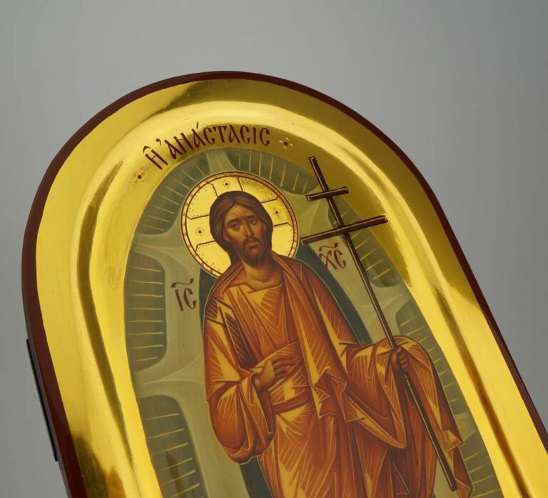 Resurrection Icon - Anastasis (polished gold) - BlessedMart