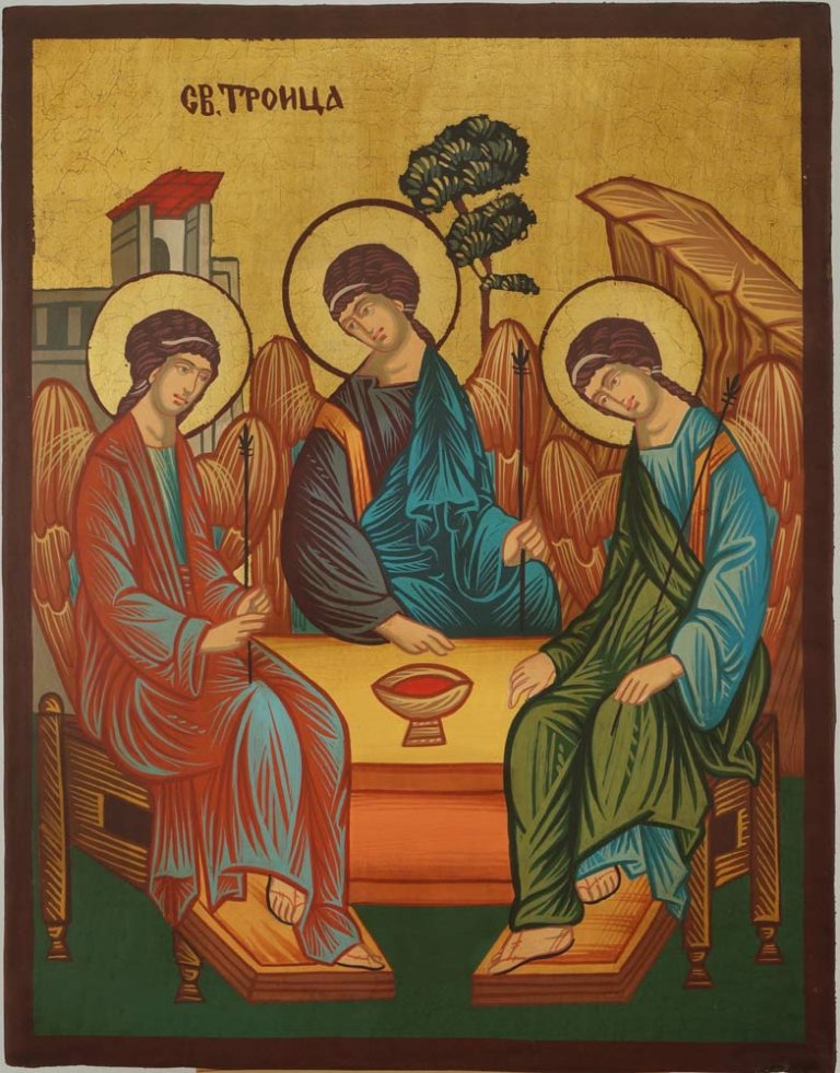 Holy Trinity Icon - Andrei Rublev - Orthodox Icons - BlessedMart