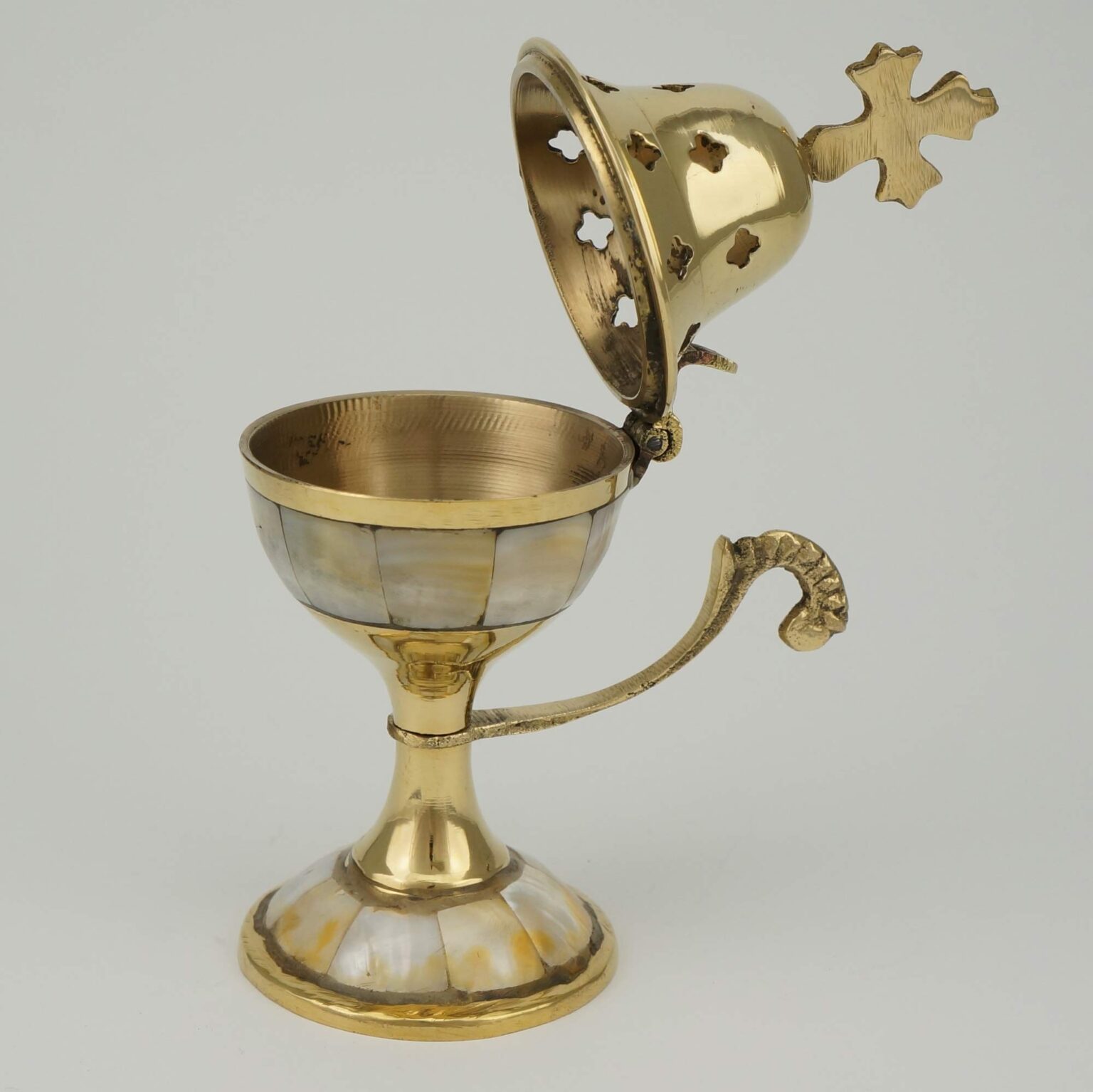 Orthodox Censer with Mother of Pearl Inlay - BlessedMart