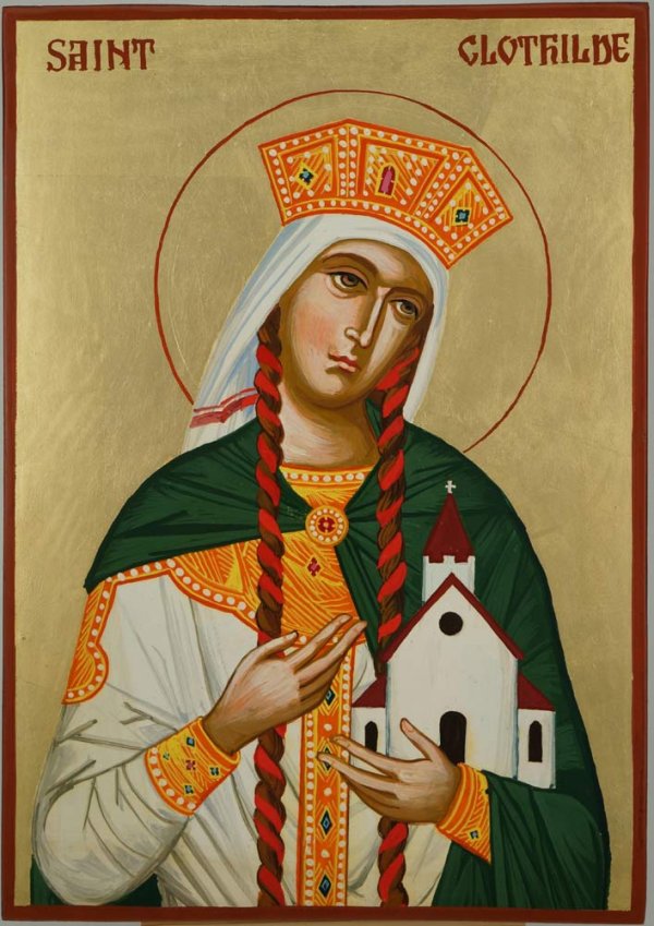 St Clotilda Icon - Orthodox Icons - BlessedMart