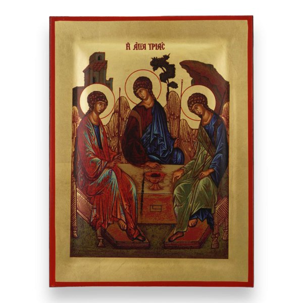 Holy Trinity Icon (Rublev) - Orthodox Icons - BlessedMart