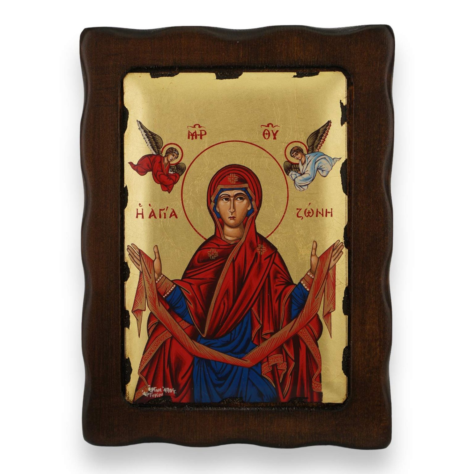 Virgin Mary Holy Belt Icon - Orthodox Icons - BlessedMart