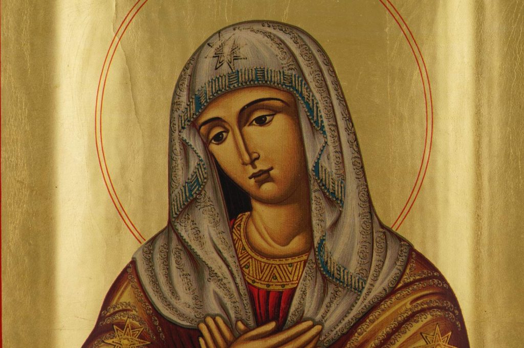 Virgin of Extreme Humility Icon - Orthodox Icons - BlessedMart