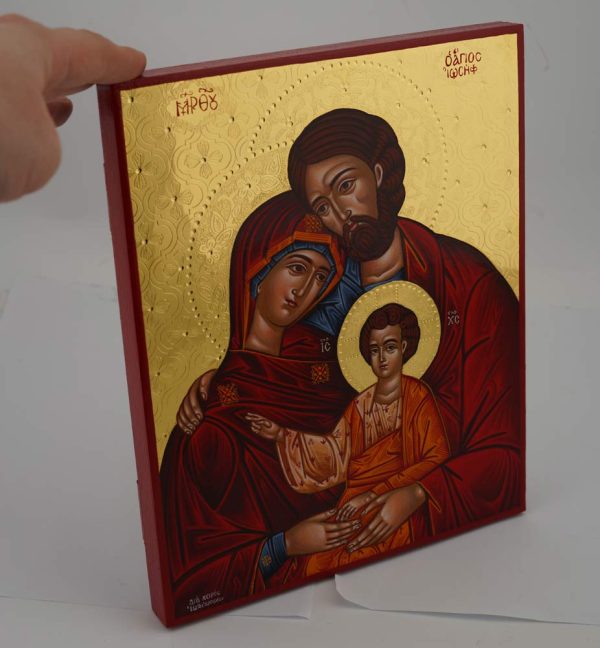 The Holy Family Icon (polished gold) - Orthodox Icons - BlessedMart