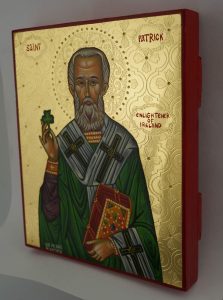 Saint Patrick of Ireland Orthodox Icon - BlessedMart