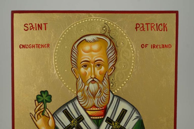Saint Patrick Orthodox Icon