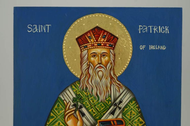 St Patrick of Ireland Orthodox Icon