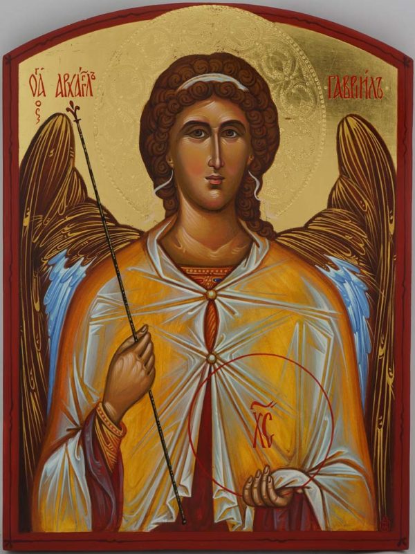 Archangel Gabriel Icon (arched) - Orthodox Icons - BlessedMart