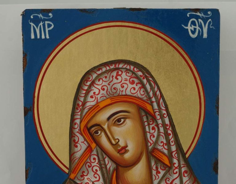Virgin Mary Extreme Humility Orthodox Icon - BlessedMart