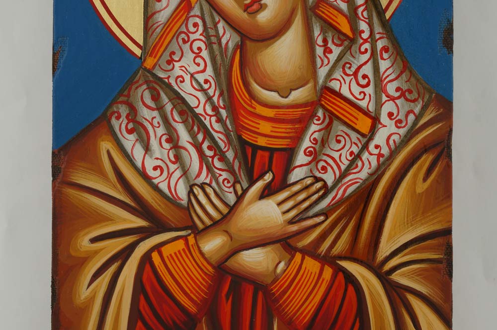 Virgin Mary Extreme Humility Orthodox Icon - BlessedMart