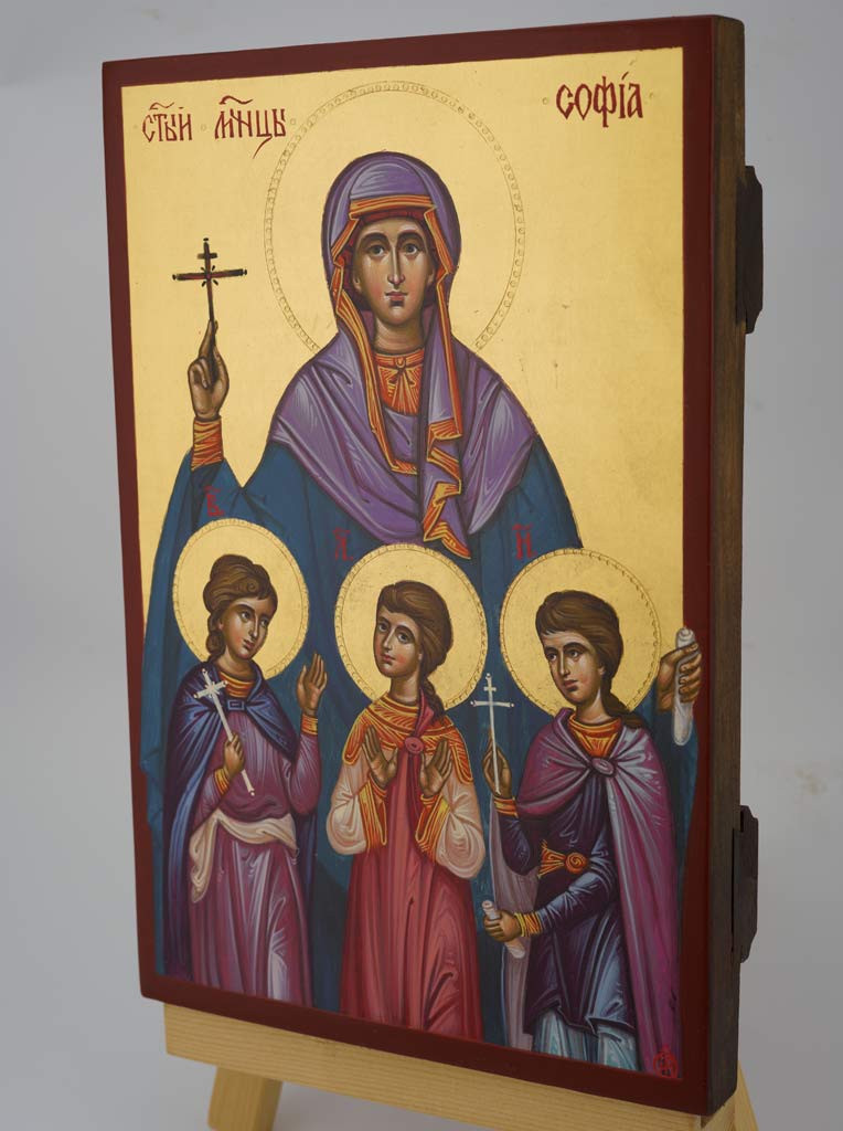 St Sophia and Her Daughters Icon - Orthodox Icons - BlessedMart