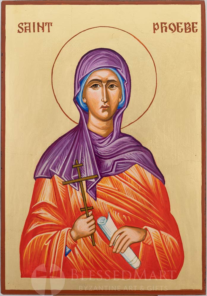 Saint Phoebe Icon – Hand-Painted Orthodox Icon | BlessedMart